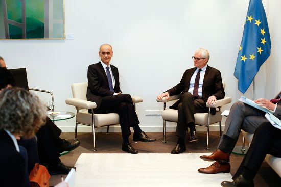 Michele Nicoletti R President Parliamentary Assembly Editorial Stock ...