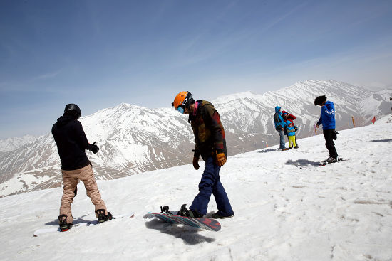 Iranian Prepare Ski Dizin Ski Resort Editorial Stock Photo - Stock ...