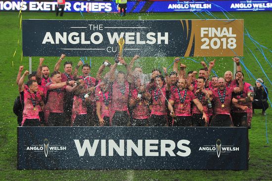 Exeter Chiefs Lift Anglo Welsh Trophy Editorial Stock Photo - Stock ...