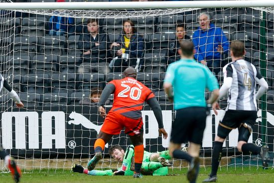 Notts County Goalkeeper Adam Collin 1 Editorial Stock Photo - Stock ...