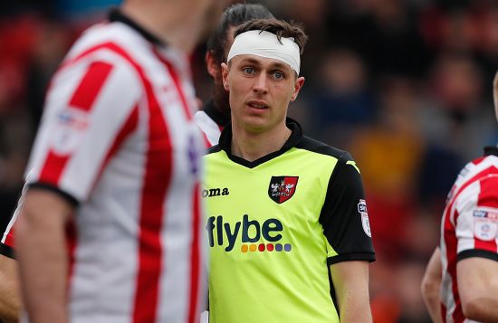 Exeter City Player Jordan Tillson Comes Editorial Stock Photo - Stock ...