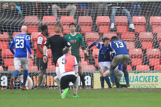 Danny Whitehead Macclesfield Town Celebrates Nathan Editorial Stock ...