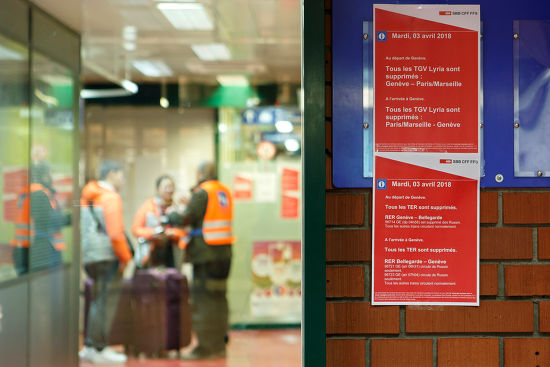 Information Placards Displayed French Sector Station Editorial Stock ...