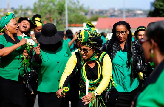 African National Congress Anc Womens League Editorial Stock Photo ...