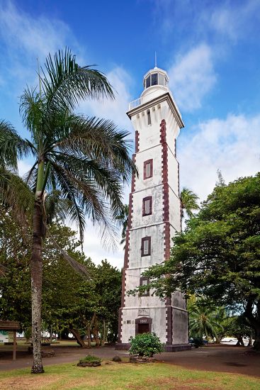 Lighthouse Pointe Venus Tahiti French Polynesia Editorial Stock Photo ...