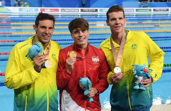 Australian Swimmers Daniel Fox L Liam Editorial Stock Photo - Stock ...