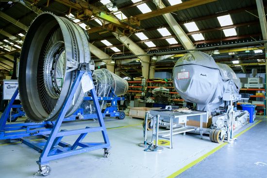 Engine Parts Seen Maintenance Facility Ethiopian Editorial Stock Photo ...