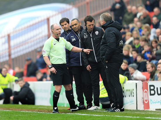 Referee Mr Scott Duncan Has Word Editorial Stock Photo - Stock Image ...
