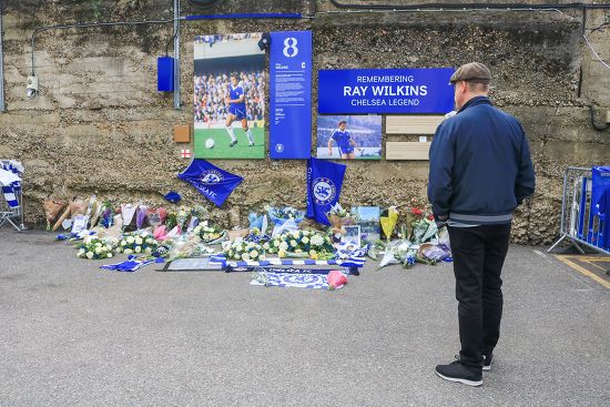 Floral Tributes Messages Sympathy Football Fans Editorial Stock Photo ...