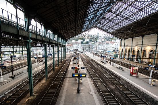 Lyon Perrache Railway Station Lyon French Editorial Stock Photo - Stock ...