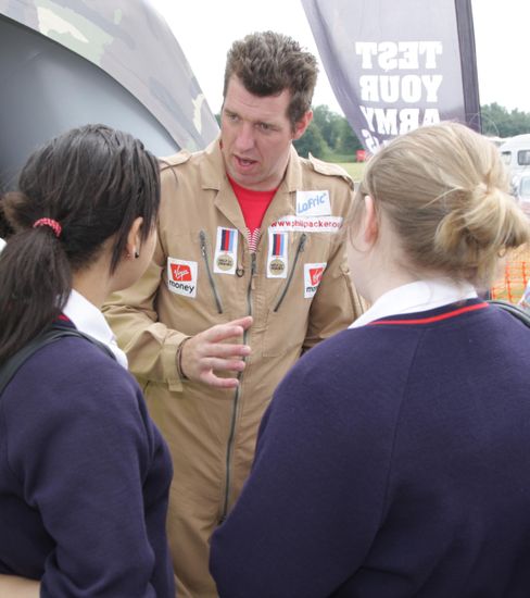 Phil Packer Talking Schoolchildren Editorial Stock Photo - Stock Image ...