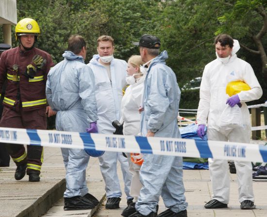 Forensic Team Scene Fire Lakanal House Editorial Stock Photo - Stock ...