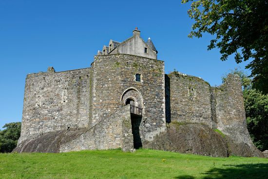 Dunstaffnage Castle Dunbeg Near Oban Argyll Editorial Stock Photo ...