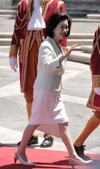 First Lady Japan Chikako Aso Editorial Stock Photo - Stock Image ...