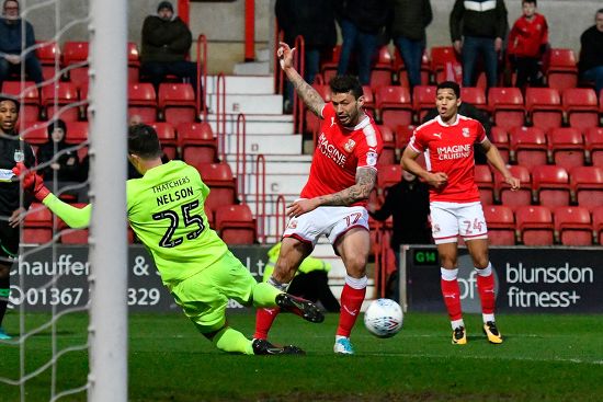 Marc Richards 17 Swindon Town Crosses Editorial Stock Photo - Stock ...