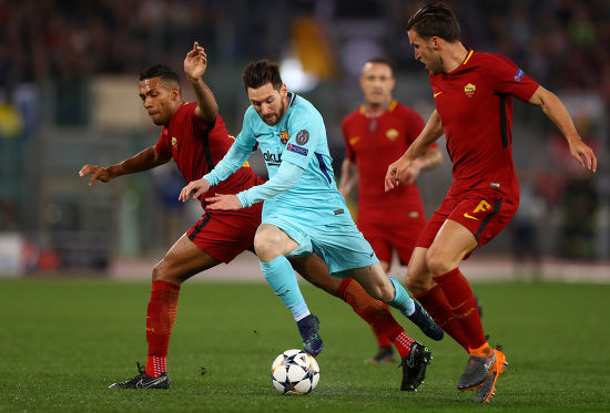 Lionel Messi Fc Barcelona Fouled By Editorial Stock Photo - Stock Image ...