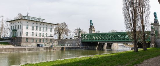 View Nussdorfer Watergate Built By Austrian Editorial Stock Photo ...
