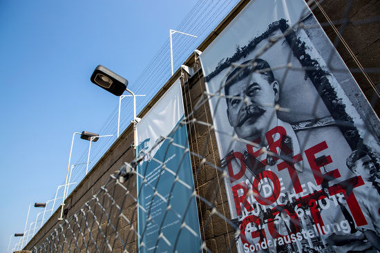 Large Banner Featuring Image Stalin Writing Editorial Stock Photo ...