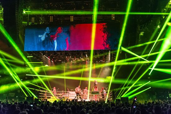Arcade Fire Chassagne Richard Reed Parry Editorial Stock Photo - Stock ...