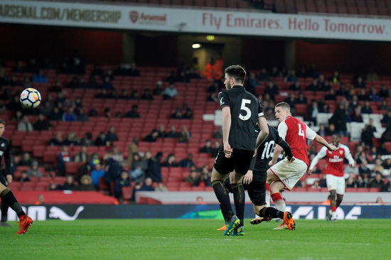 Charlie Gilmour Arsenal U23 Opens Scoring Editorial Stock Photo - Stock ...