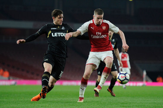 Charlie Gilmour Arsenal U23 Adnan Maric Editorial Stock Photo - Stock ...