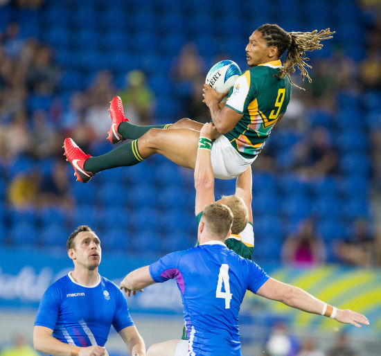 Rugby Sevens Scotland V South Africa Editorial Stock Photo - Stock ...