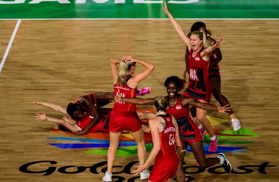 England Womens Netball Team Celebrate After Editorial Stock Photo ...