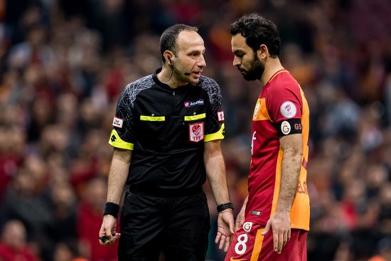 Referee Baris Simsek Inan Galatasaray Sk Editorial Stock Photo - Stock ...