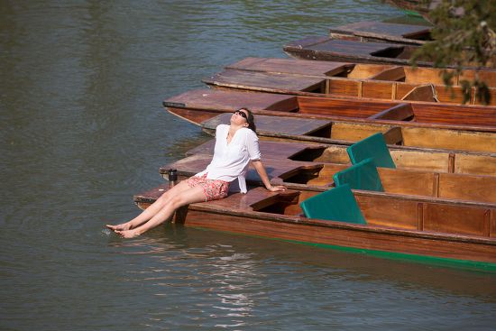 Caz King Cooling Off During Her Editorial Stock Photo - Stock Image ...