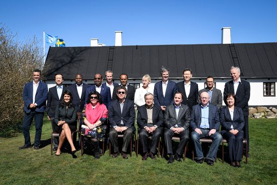 Un Ambassadors Pose Group Photo Connection Editorial Stock Photo ...