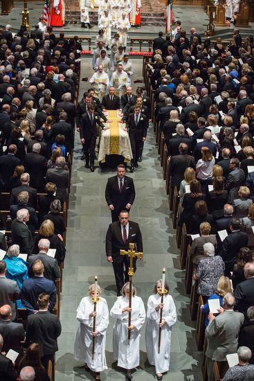 Pall Bearers Carry Casket Former First Editorial Stock Photo - Stock ...