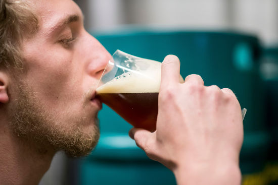 Brewer Maltster Philipp Tastes Beer Giesinger Editorial Stock Photo ...