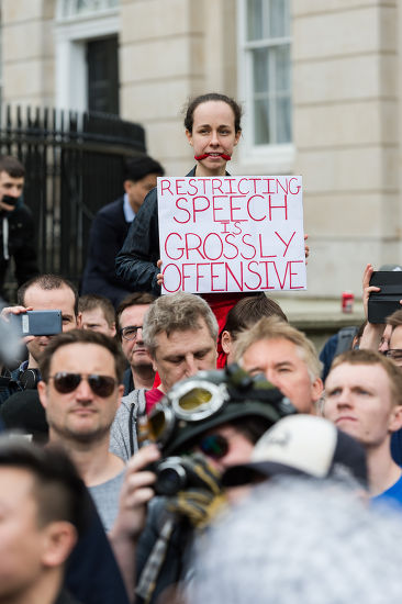 Hundreds Supporters Mark Meechan Aka Count Editorial Stock Photo ...