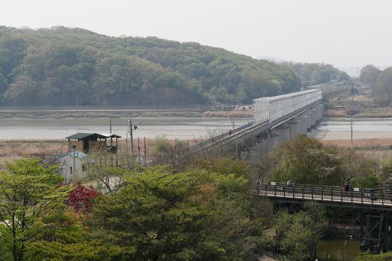General View Tongil Bridge Military Demarcation Editorial Stock Photo ...