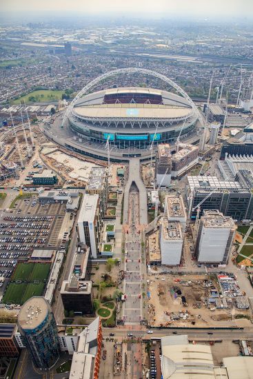 Aerial View Wembley Stadium Editorial Stock Photo - Stock Image ...