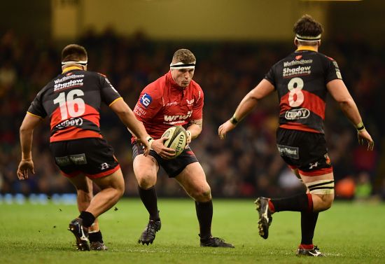 Dragons Vs Scarlets Steven Cummins Scarlets Editorial Stock Photo ...