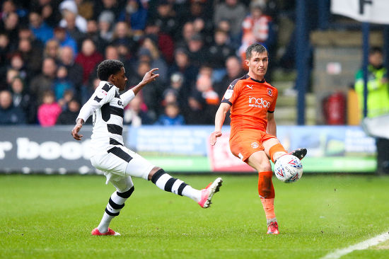 Dan Potts Luton Town Passes Reece Editorial Stock Photo - Stock Image ...