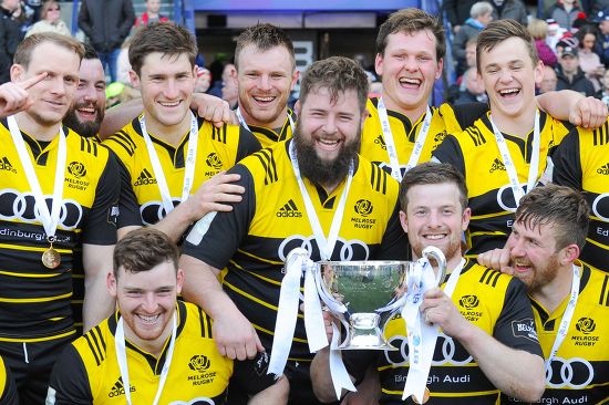 Melrose Celebrate Winning Bt Cup Final Editorial Stock Photo - Stock ...