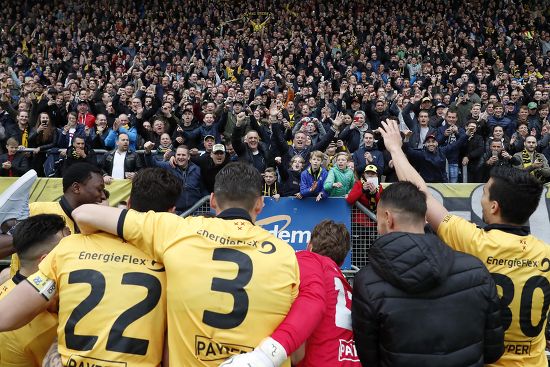 Players Celebrate Fans Nac Breda Editorial Stock Photo - Stock Image ...