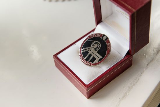 Phil Robinson Bevin Boy Veteran Badge Editorial Stock Photo - Stock ...