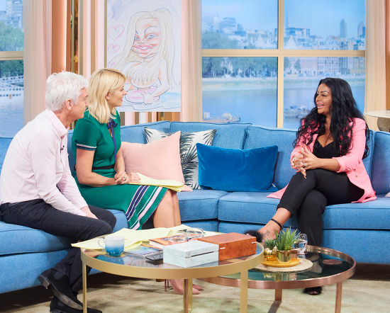 Phillip Schofield Holly Willoughby Krystina Butel Editorial Stock Photo ...