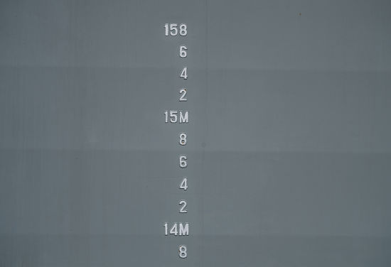 Waterline Markings Seen On Hmas Waller Editorial Stock Photo - Stock ...