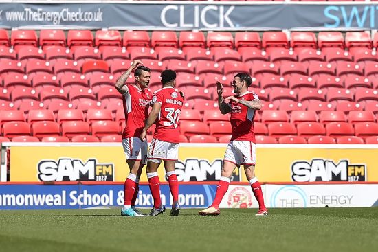 Swindon Marc Richards 17 Scores Celebrates Editorial Stock Photo ...