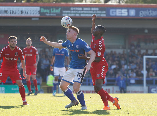 Callum Camps Rochdale Balances Ball On Editorial Stock Photo - Stock ...