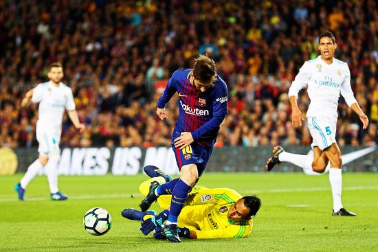 Lionel Messi Keylor Navas Editorial Stock Photo - Stock Image ...