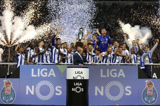 Fc Portos Team Celebrates Their League Editorial Stock Photo - Stock ...