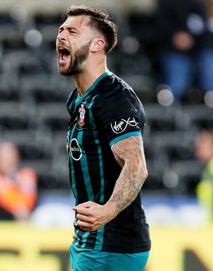 Charlie Austin Southampton Celebrates Full Time Editorial Stock Photo ...