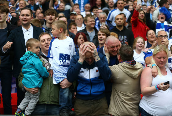 Tranmere Fans Celebrate Editorial Stock Photo - Stock Image | Shutterstock