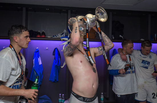 Andy Cook Tranmere Rovers Celebrates Editorial Stock Photo - Stock ...