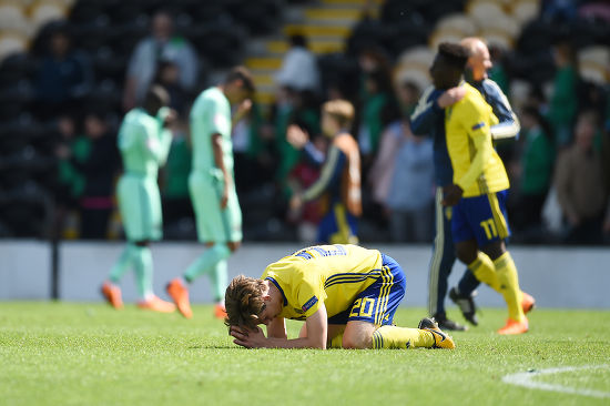 Samuel Olsson Sweden Prays After Match Editorial Stock Photo - Stock ...